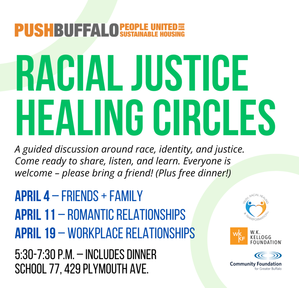 Racial Justice Healing Circles: Friends + Family – PUSH Buffalo