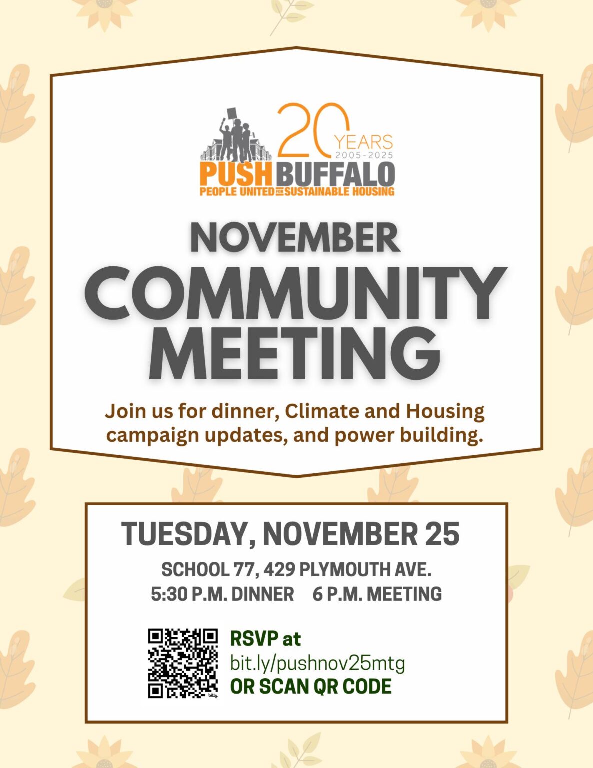 Community Meeting – November 2025 – PUSH Buffalo